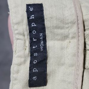 Apostrophe | Pants & Jumpsuits | Apostrophe Khaki Cropped Pants | Poshmark